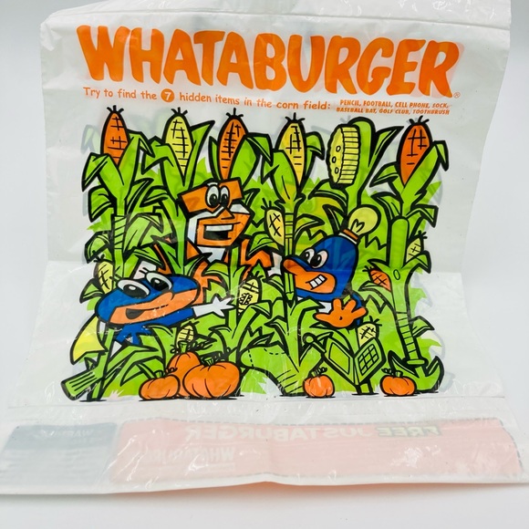 Whataburger | Other | Rare Whataburger Halloween Bags Plastic | Poshmark